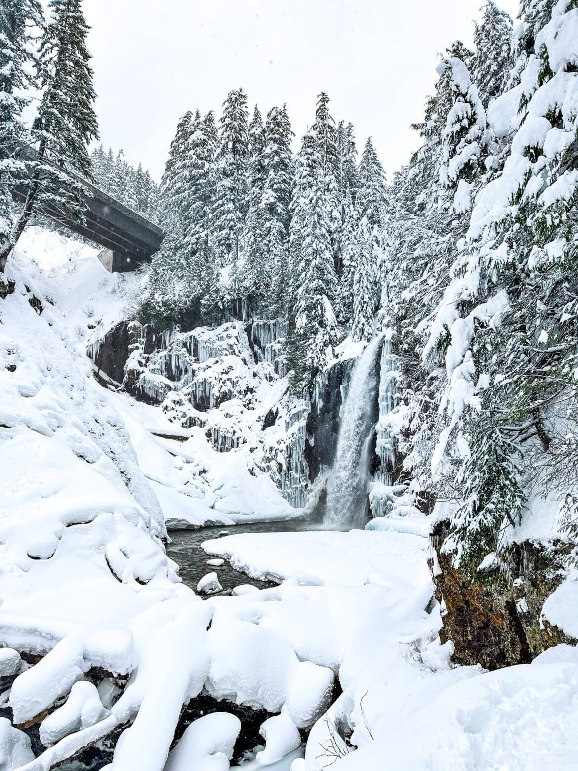 Franklin Falls: Washington’s Famous Frozen Waterfall in Winter • Simply Angella